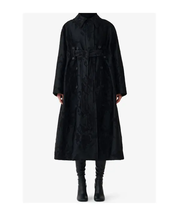 Fabiana Filippi Long-sleeved Trench Coat