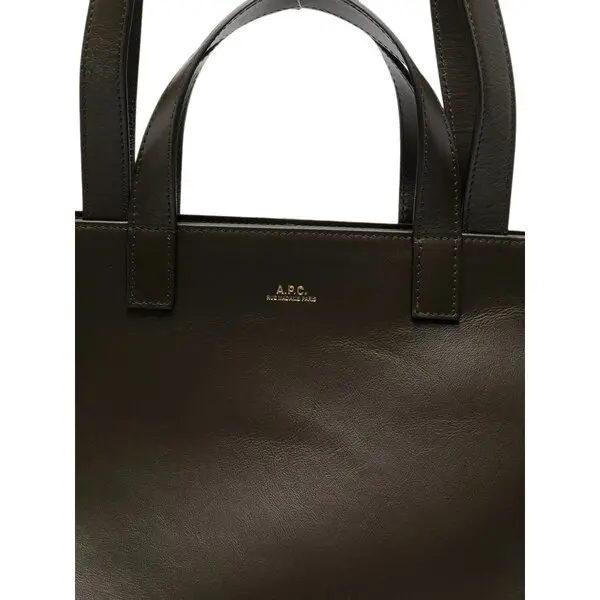 A.p.c. Small Drummer Logo-print Tote Bag