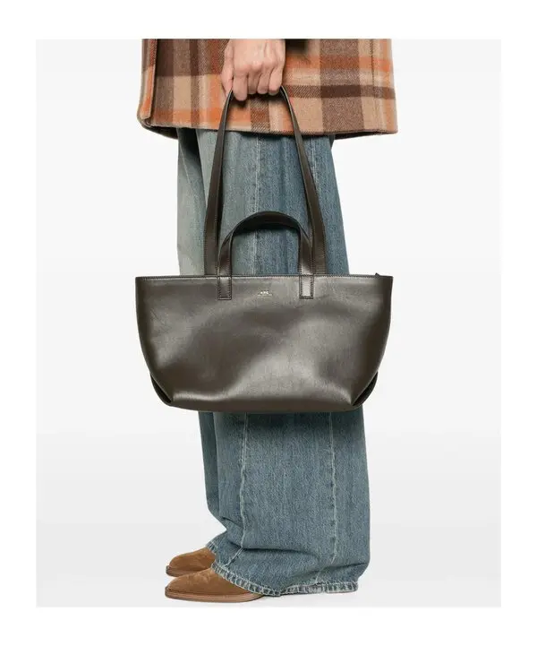 A.p.c. Small Drummer Logo-print Tote Bag