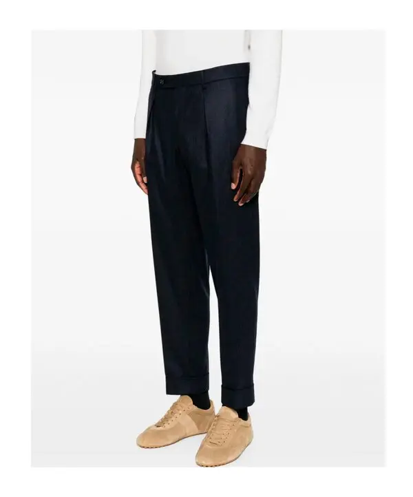 BERWICH Pleated Wool Trousers