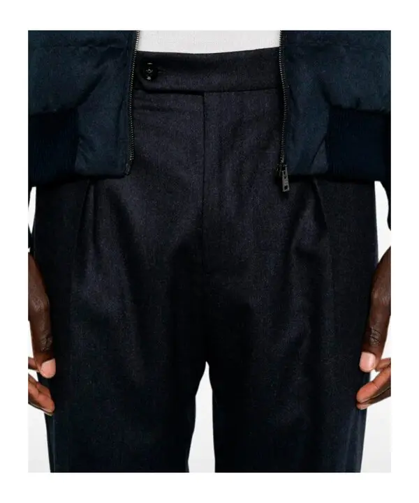 BERWICH Pleated Wool Trousers
