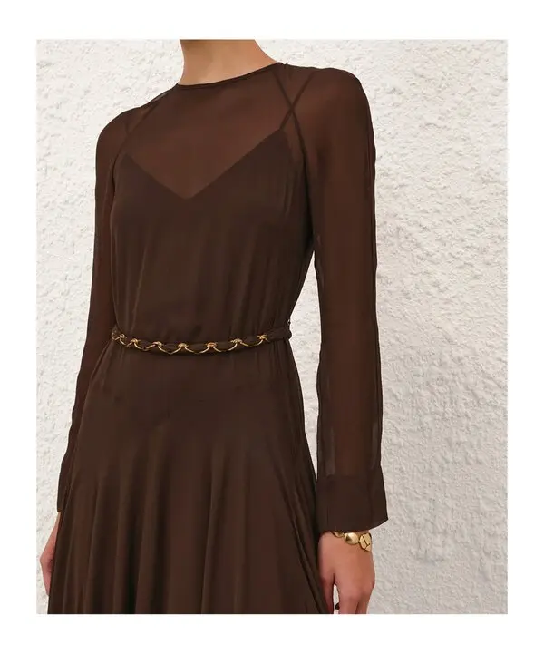 Zimmermann Long Sleeve Dress