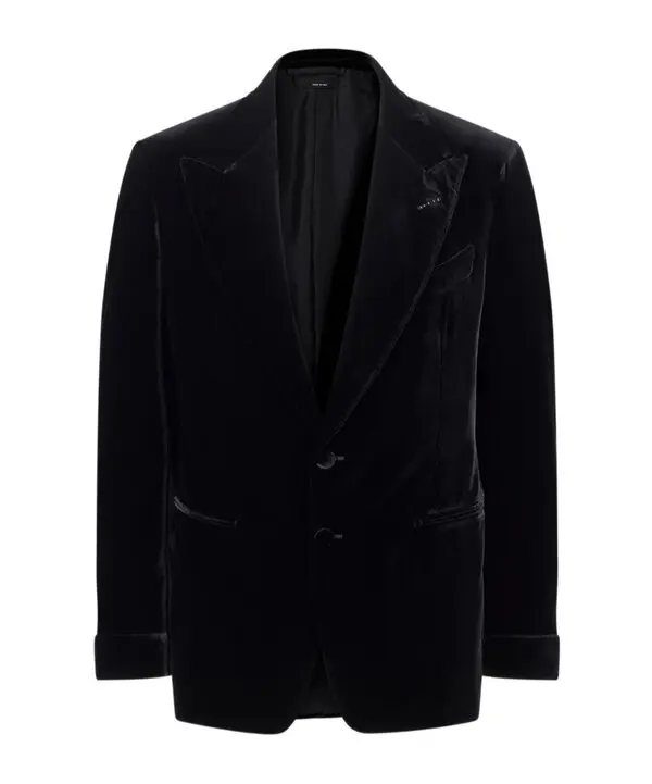 TOM FORD Single-breasted Velvet Blazer