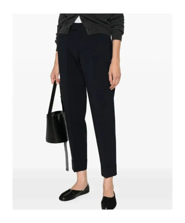 BERWICH Cropped Turn-up Trousers