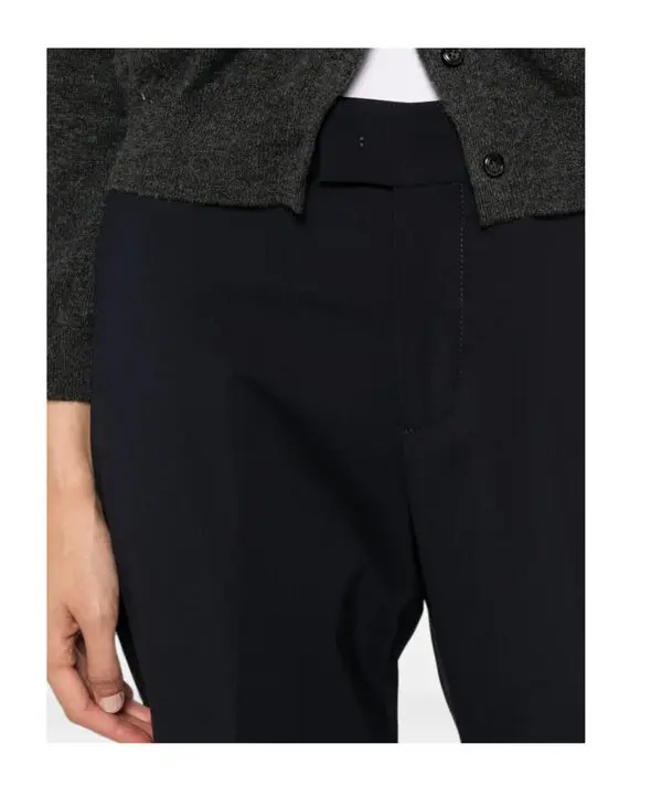 BERWICH Cropped Turn-up Trousers