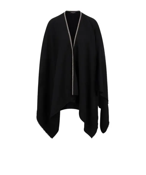 Fabiana Filippi V-neck Knitted Cape