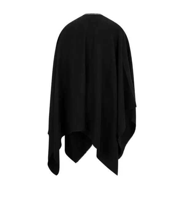 Fabiana Filippi V-neck Knitted Cape