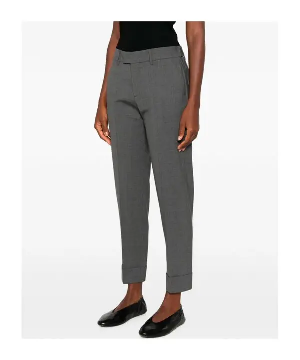 BERWICH Pressed-crease Turned-up Trousers