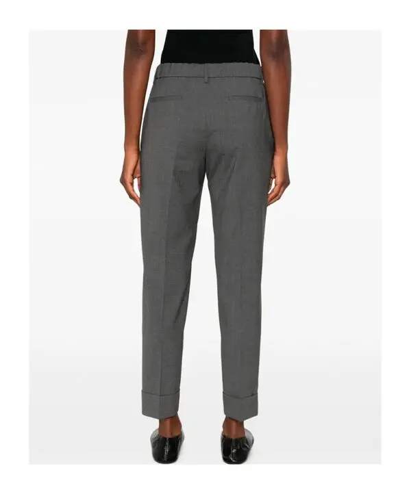 BERWICH Pressed-crease Turned-up Trousers