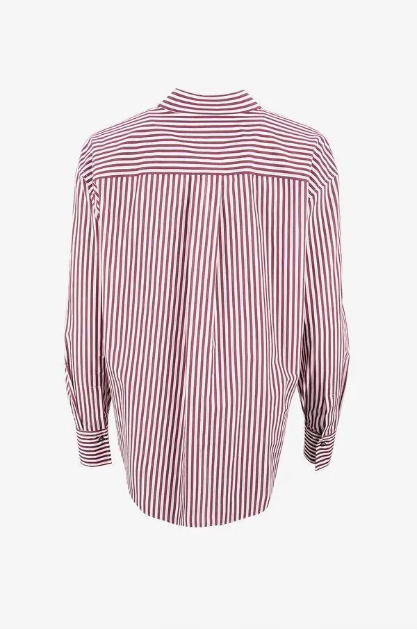 Brunello Cucinelli Long-sleeved Striped Shirt
