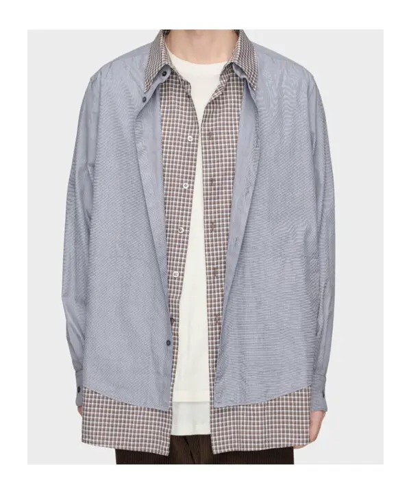 MAISON MARGIELA Double Layer Cotton Shirt