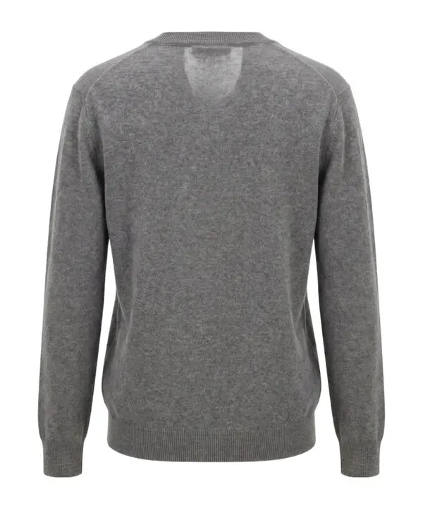 Malo Long-sleeved V-neck Sweater - Roccia