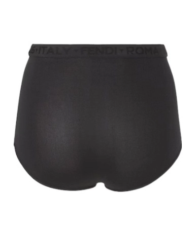 Fendi Jacquard Logo Hipster Shorts
