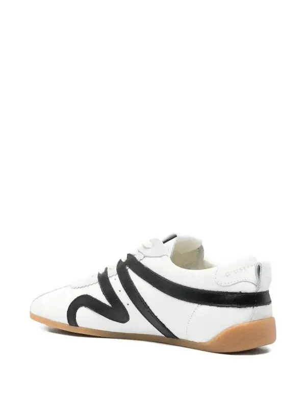 GIUSEPPE ZANOTTI Logo Detail Lace-up Sneakers - White