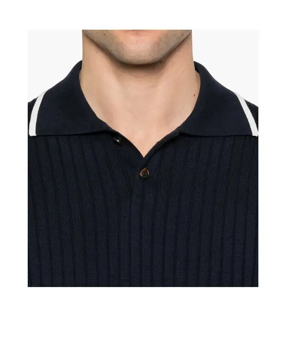 Brunello Cucinelli Ribbed Polo Shirt