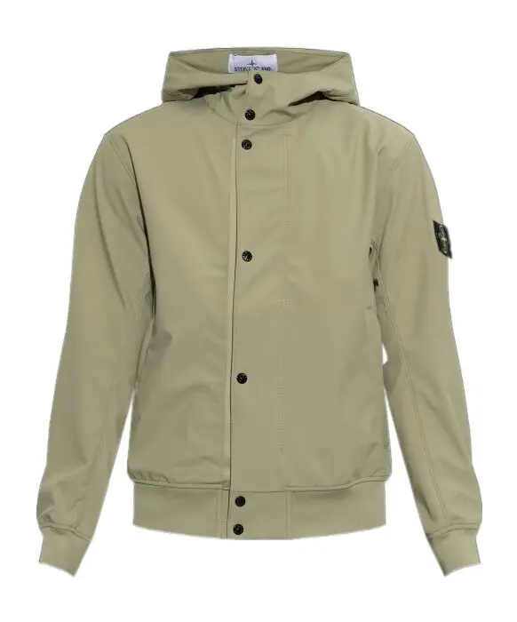 Stone Island Hooded Zip-up Jacket