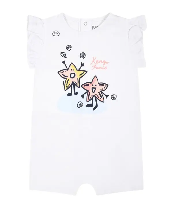 Kenzo Graphic-print Cotton Romper