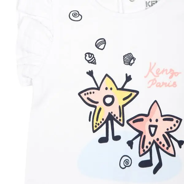 Kenzo Graphic-print Cotton Romper