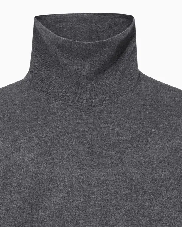 Giorgio Armani Cashmere Turtleneck Sweater - Grey