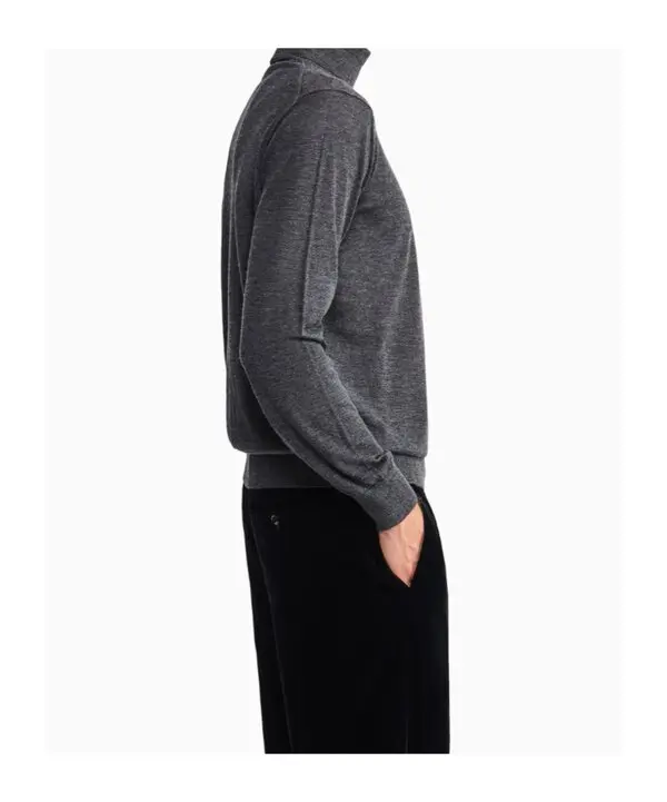 Giorgio Armani Cashmere Turtleneck Sweater - Grey