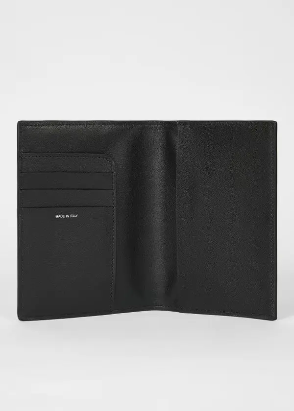 Paul Smith Hotel Sticker Leather Passport Holder