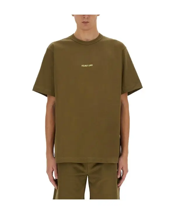Helmut Lang Logo Printed Crewneck T-shirt