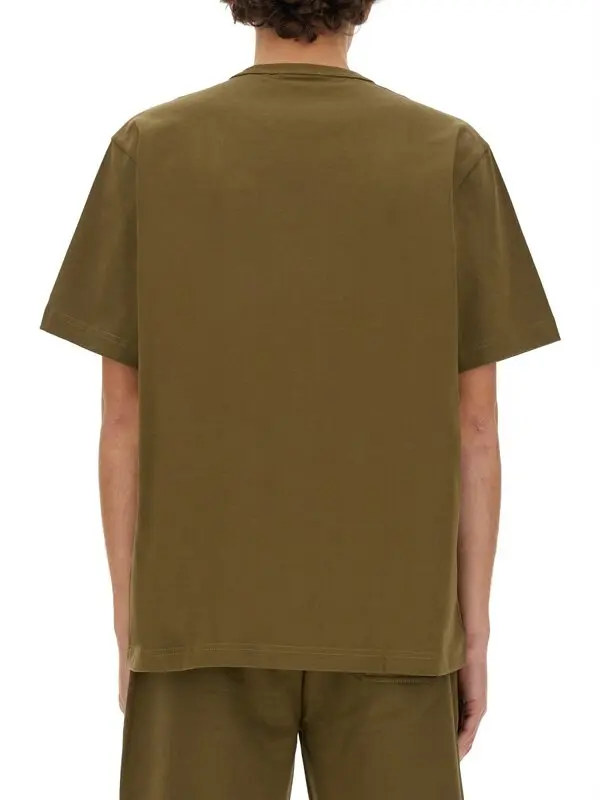 Helmut Lang Logo Printed Crewneck T-shirt