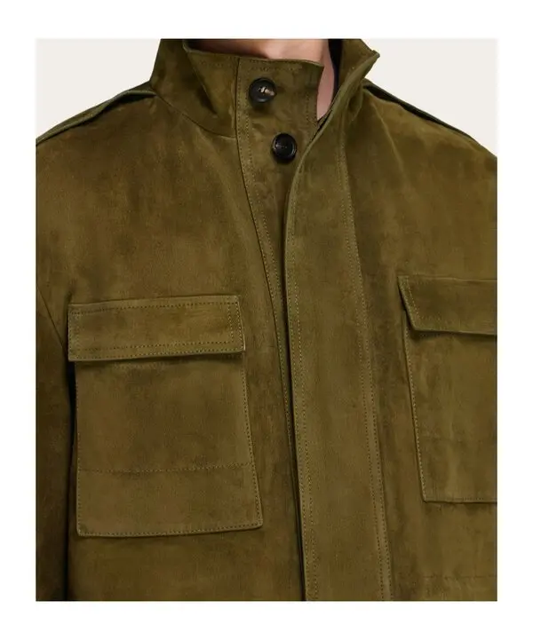 FERRAGAMO Suede Safari Jacket