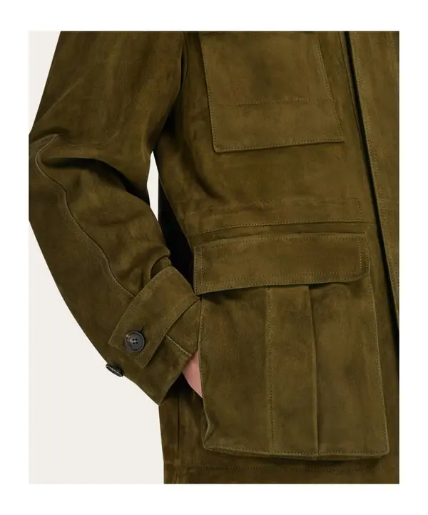 FERRAGAMO Suede Safari Jacket