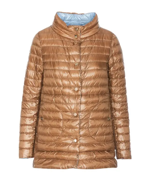 Herno Reversible Funnel-neck Puffer Jacket