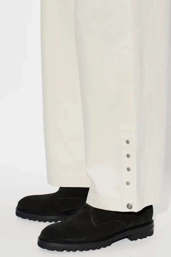 Kiton Round Toe Lace-up Suede Boots