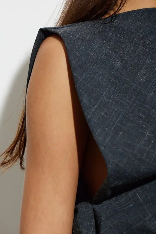 Christopher Esber Banyan Sleeveless Printed Blouse
