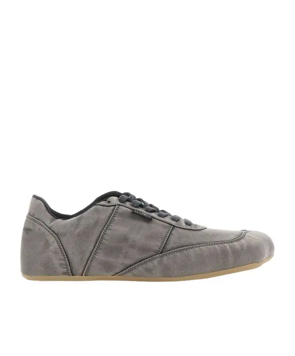 MAISON MARGIELA Faded-effect Lace-up Sneakers - Grey