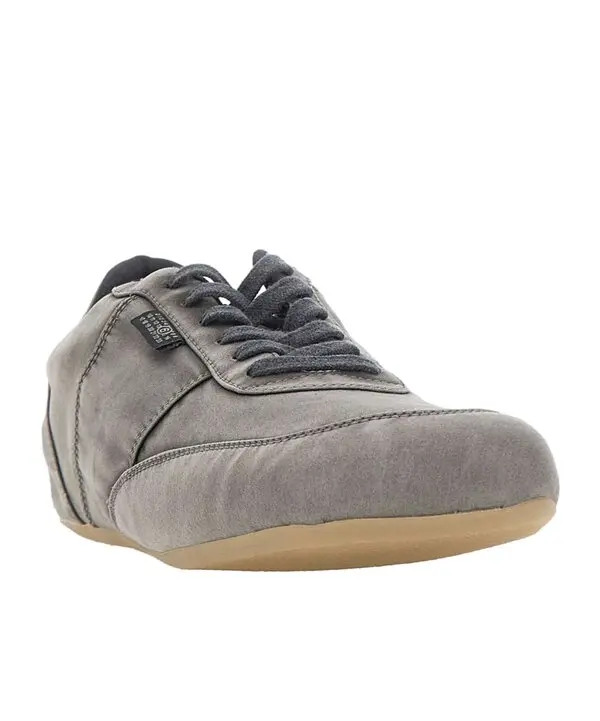 MAISON MARGIELA Faded Effect Round Toe Lace-up Sneakers