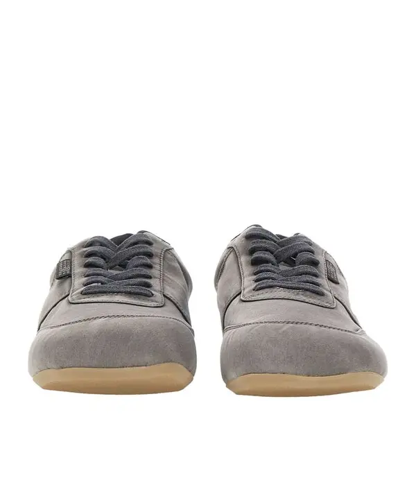 MAISON MARGIELA Faded Effect Round Toe Lace-up Sneakers