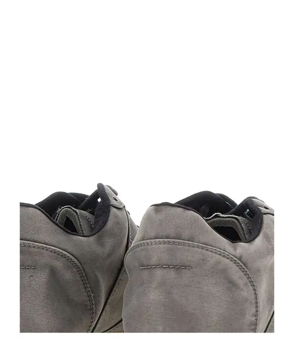 MAISON MARGIELA Faded Effect Round Toe Lace-up Sneakers