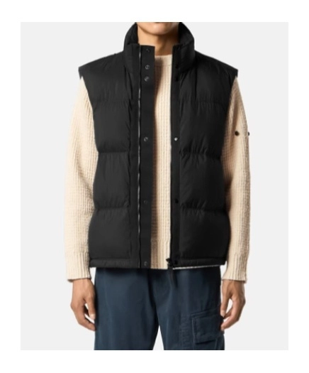Stone Island Lightweight Down Vest With Zip Pockets