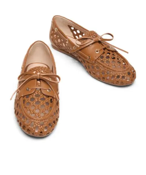 STUART WEITZMAN Tinsley Woven Moccasins