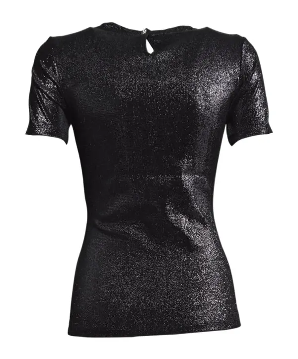 Rabanne Draped Button Jersey Top