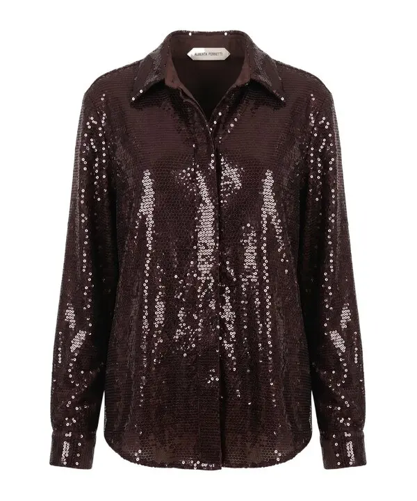 Alberta Ferretti Sequined Long-sleeve Casual Jacket - No