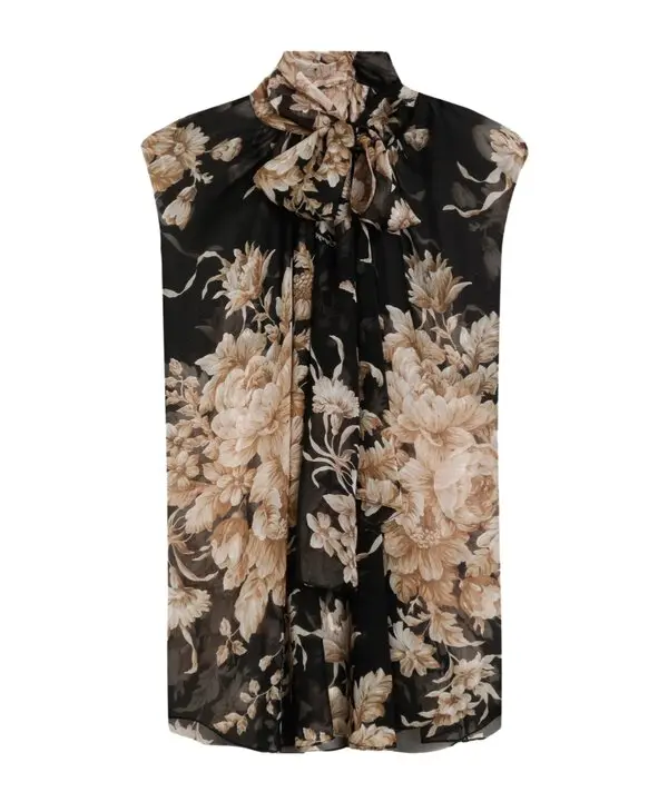 Dolce & Gabbana Dolce Gabbana Rose Printed Blouse