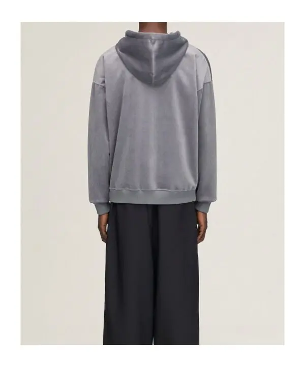 Y3 Velvet Zip-up Hoodie
