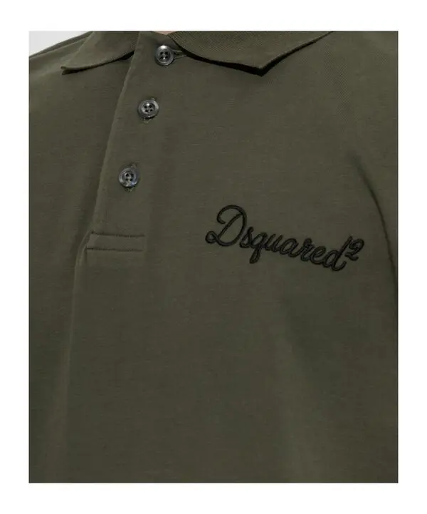 Dsquared2 Collared Short-sleeved Polo Shirt