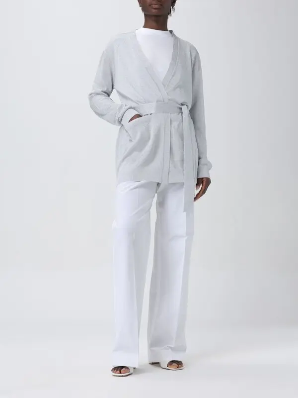 Missoni Metallic-threading V-neck Belted Cardigan