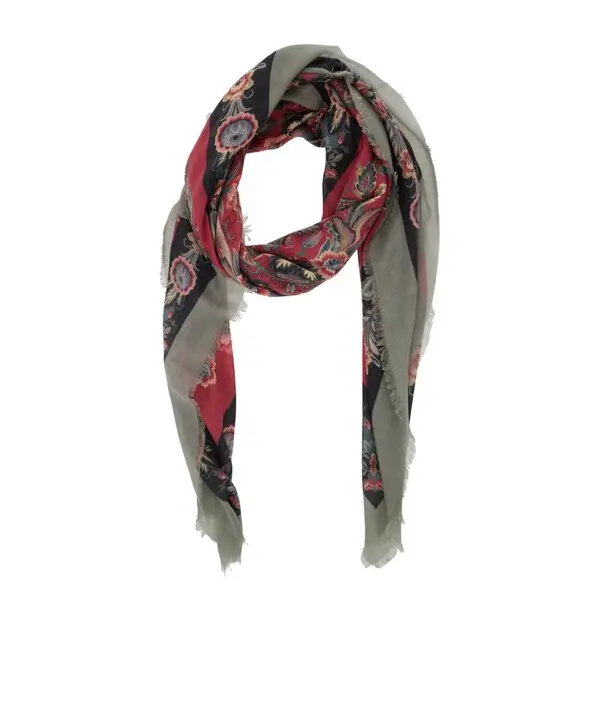 Etro Flower Printed Scarf - Multicolor