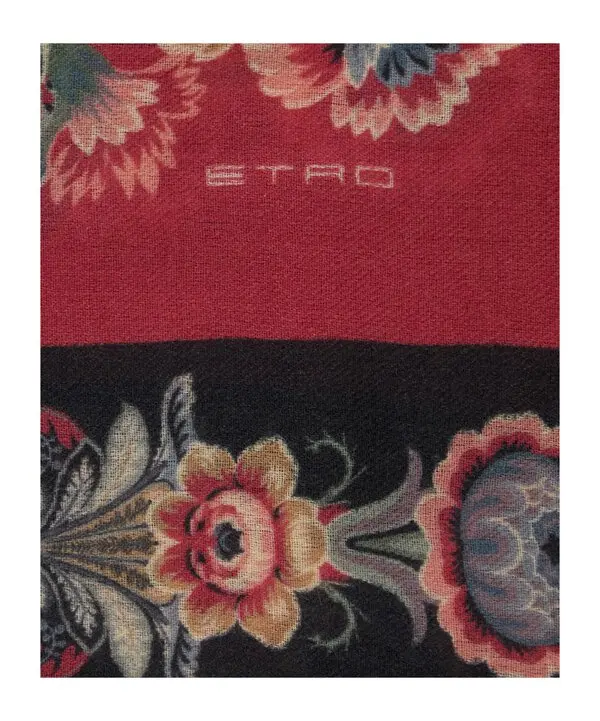 Etro Flower Printed Scarf