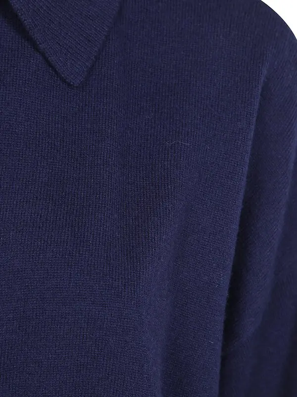 Seventy Wool Cashmere Blend Polo Neck Sweater