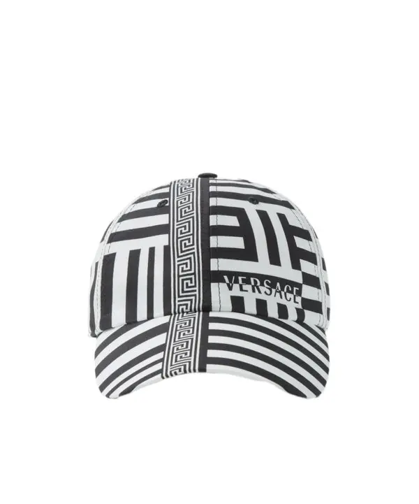 Versace Greca Print Baseball Cap - No
