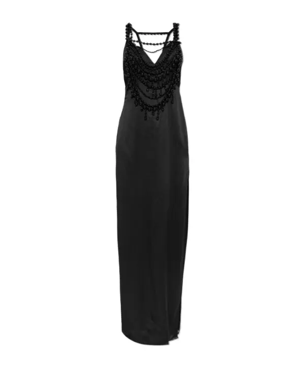 Balmain Slit Midi Skirt