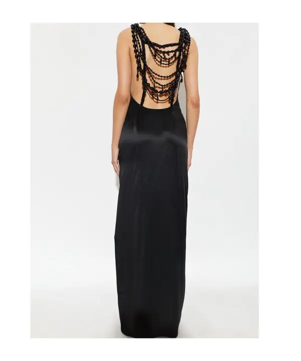 Balmain Slit Midi Skirt